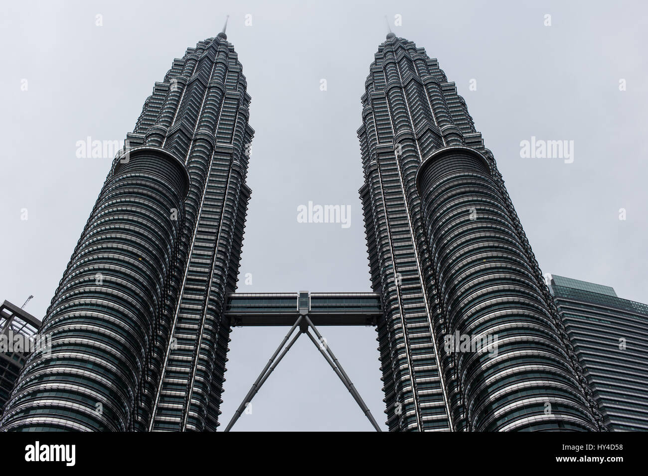Photo of two modern buildings Stock Photo - Alamy