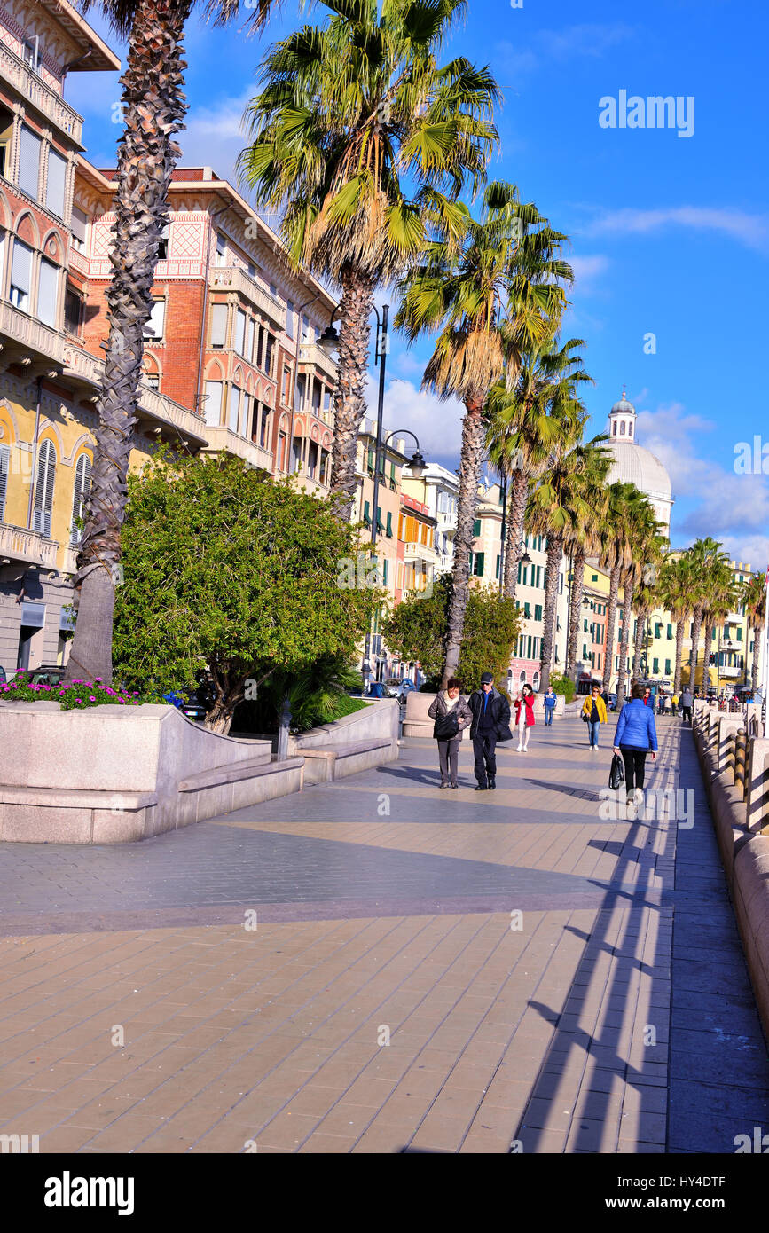 Spring landscape of the village pegli genoa Stock Photo - Alamy