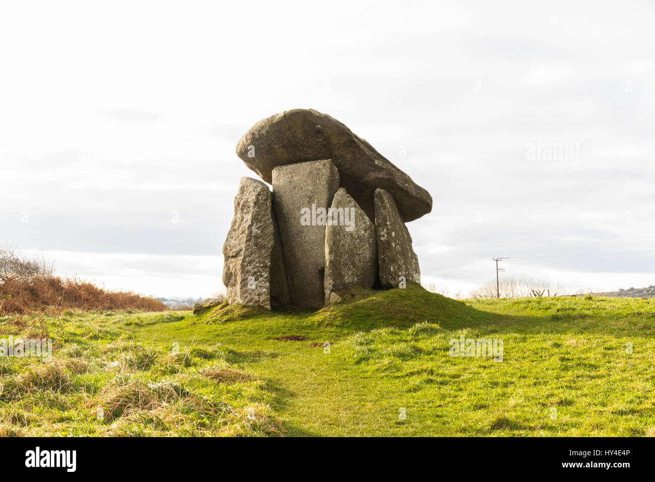 Trethevy Quoit or the Giants House. Liskeard, Cornwall, England, United ...