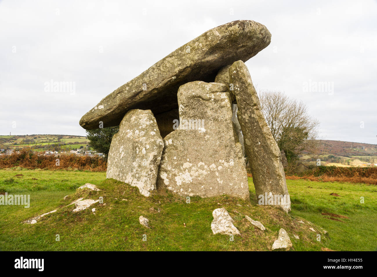 Trethevy Quoit or the Giants House. Liskeard, Cornwall, England, United ...