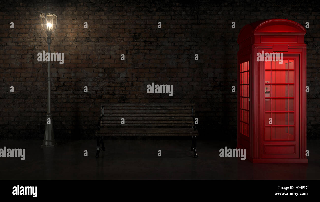 British Phone Booth in London Stock Photo - Alamy