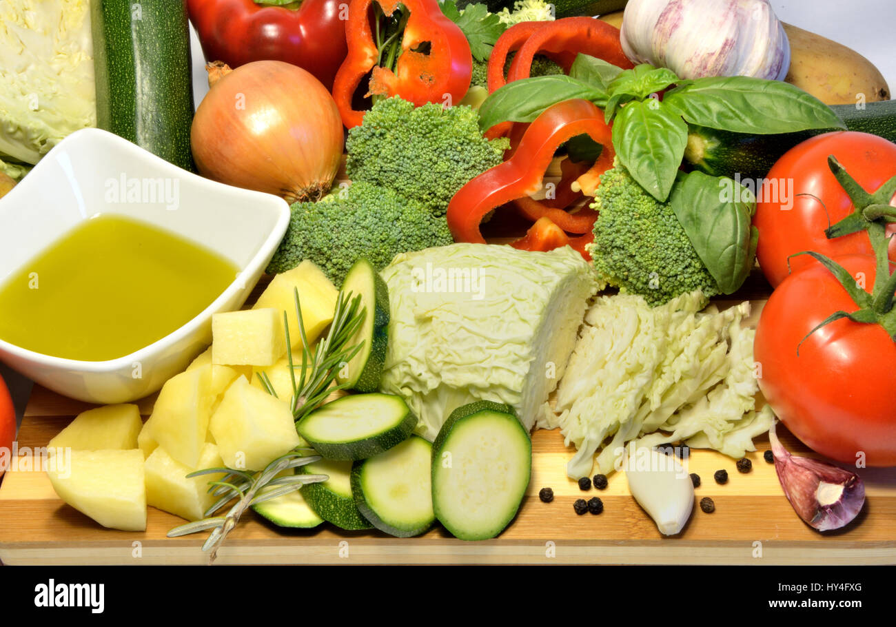 Raw organic vegetables Stock Photo - Alamy