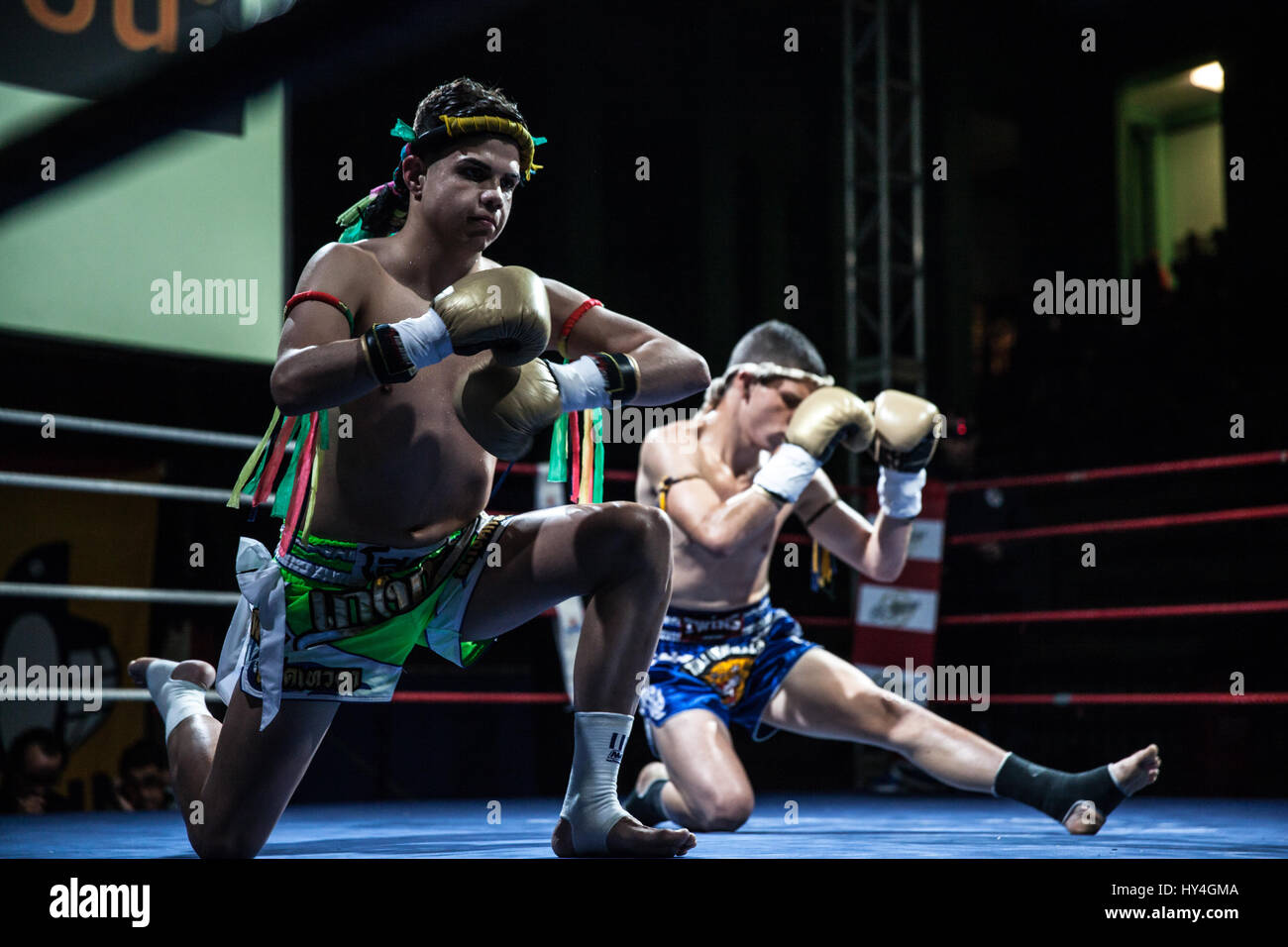 Kick boxing light contact hi-res stock photography and images - Alamy