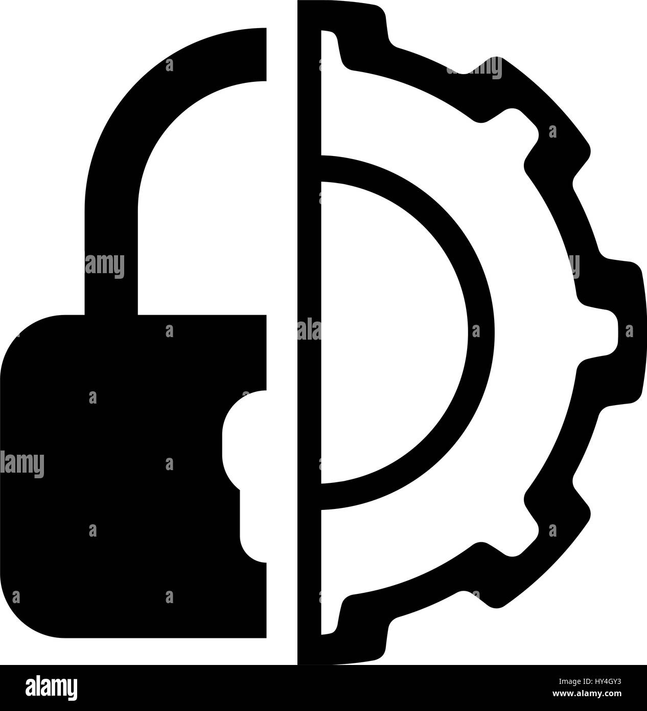 Computer settings icon in Black and White Stock Photos & Images - Alamy