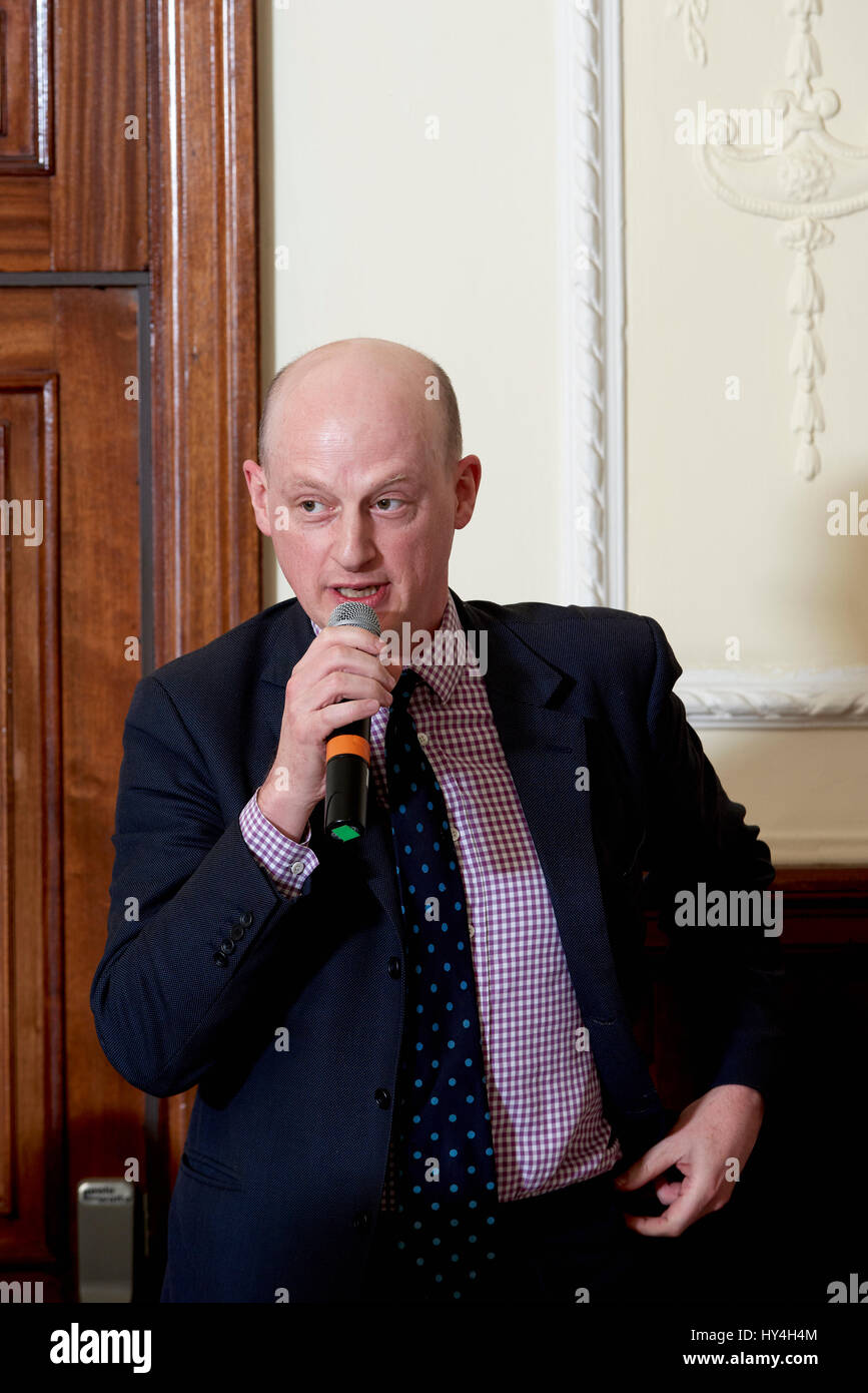Harry Mount, THE OLDIE LITERARY LUNCH 14/02/17 Stock Photo - Alamy