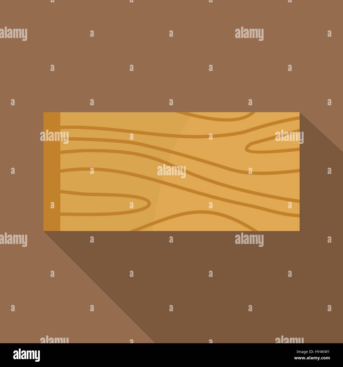 Wooden plank icon, flat style Stock Vector Image & Art - Alamy