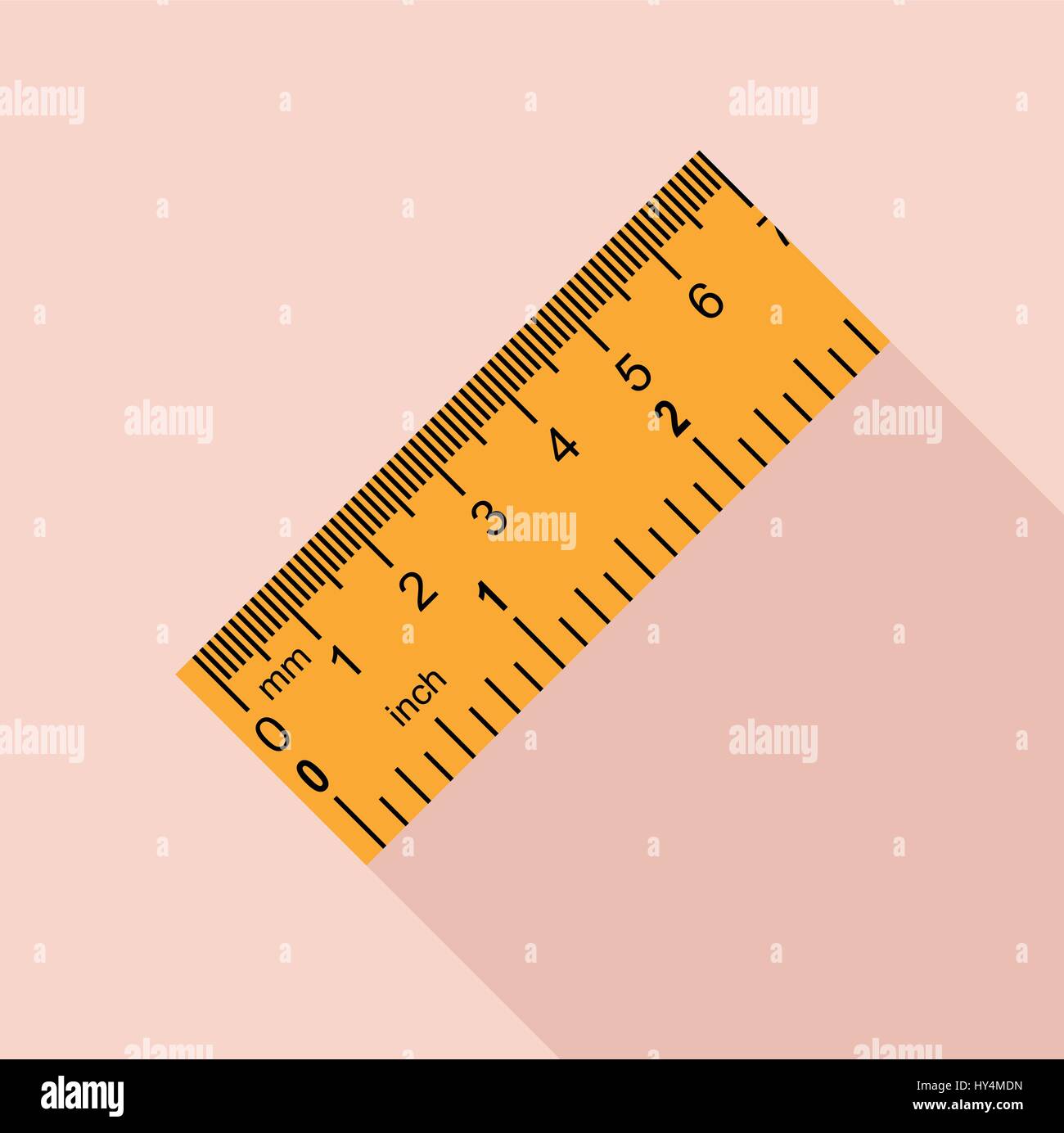 Rectangular Ruler Stock Vector Images - Alamy