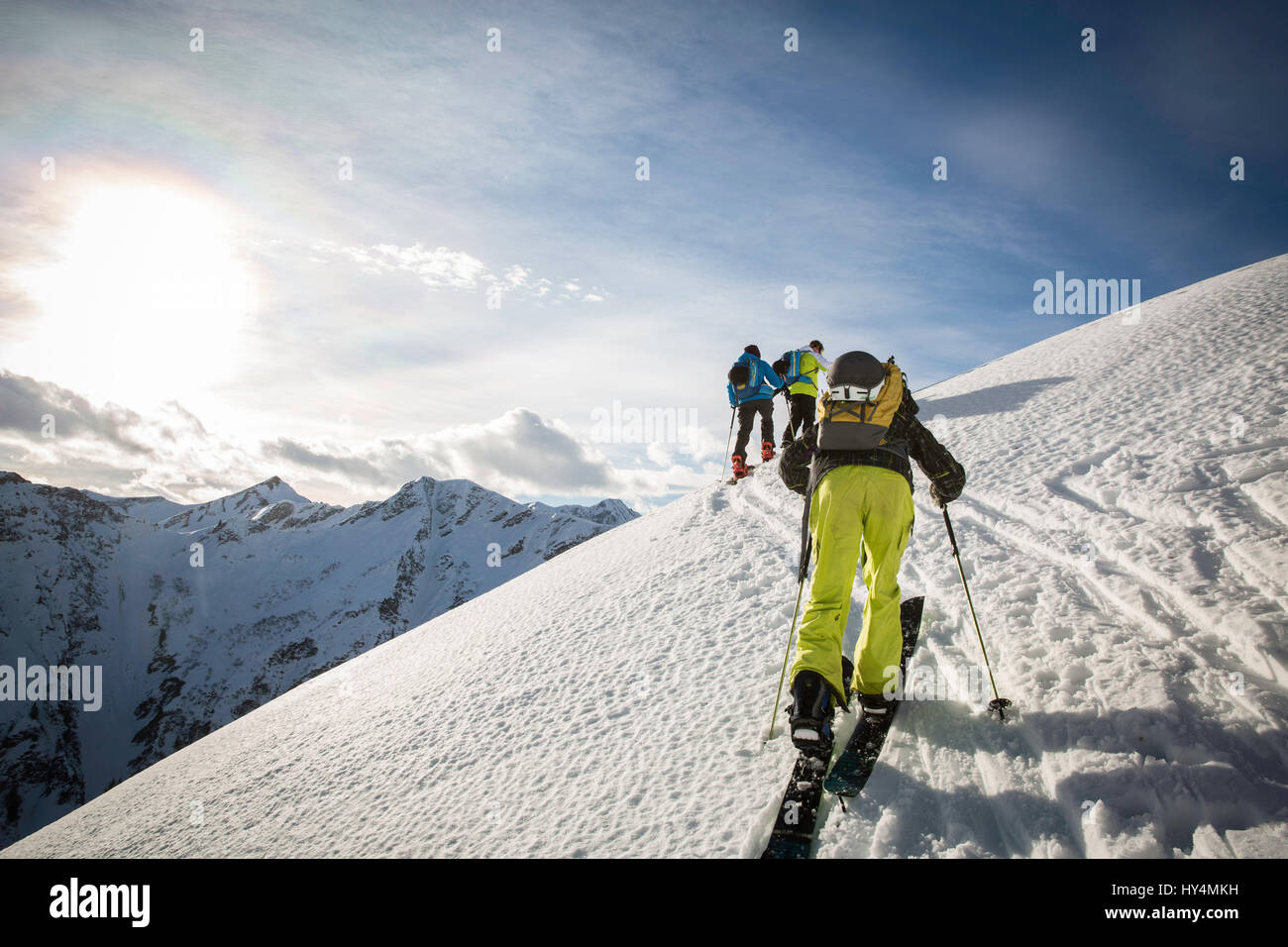 Splitboard tour in mountains hi-res stock photography and images - Alamy