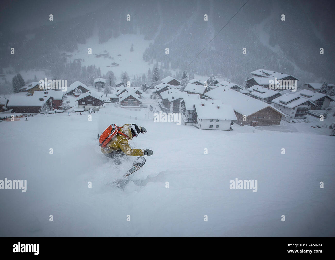 Splitboard tour in mountains hi-res stock photography and images - Alamy