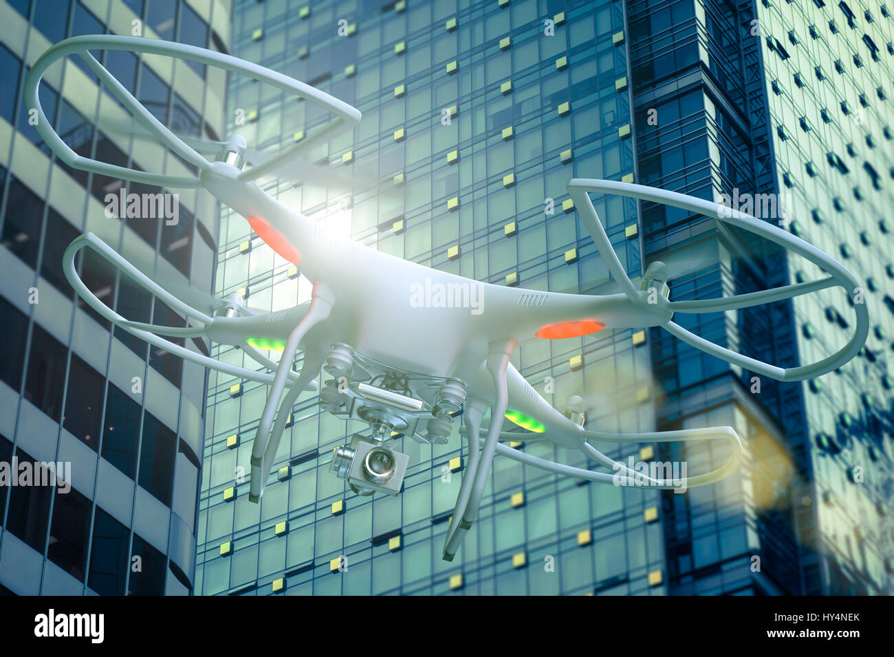 Canada, Vancouver, CGI, 3D, drone, surveillance, [M] Stock Photo - Alamy