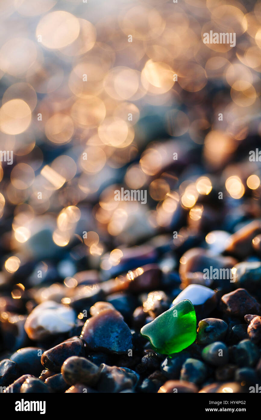 Detail, pebbles on the beach Stock Photo - Alamy