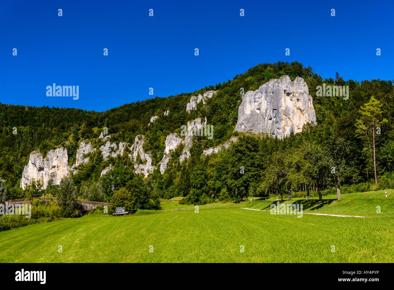 Germany, Baden-WÃ¼rttemberg, Swabian Alps, Oberes Donautal (Upper ...