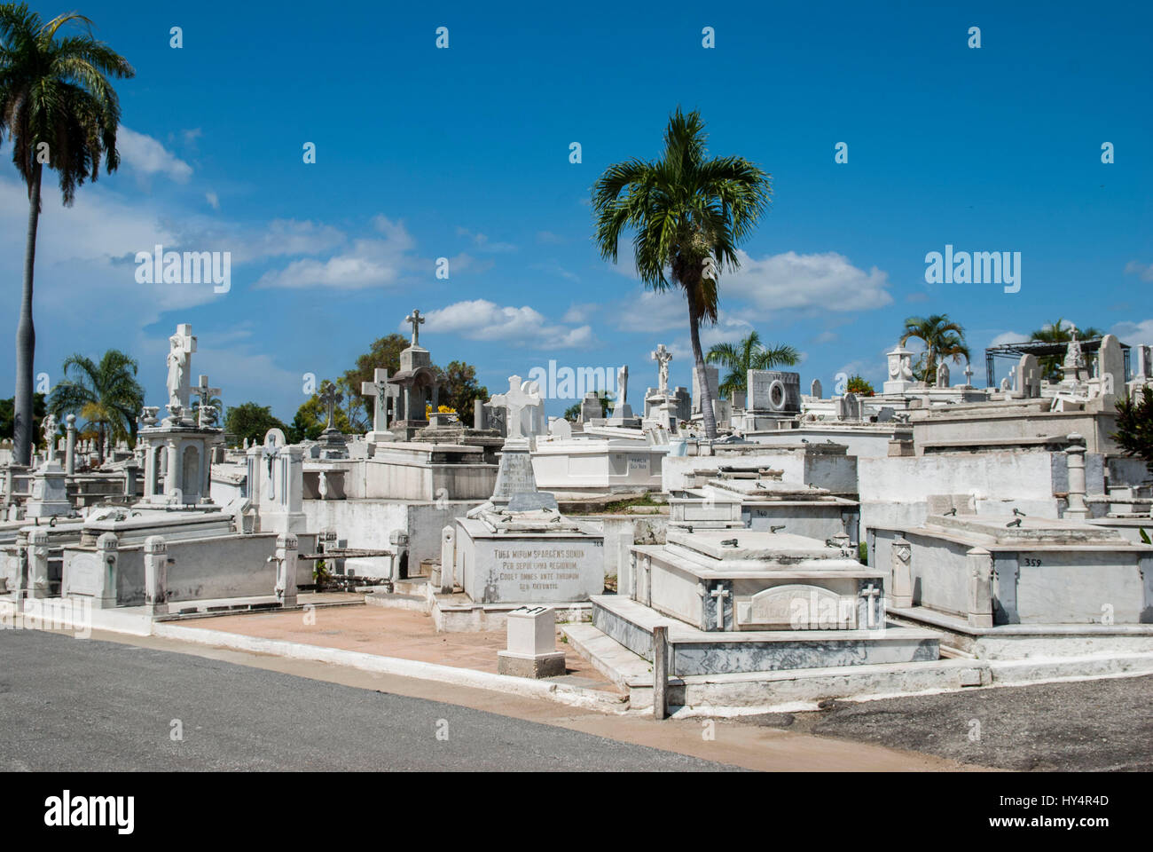 Tombs, Cementerio Santa Ifigenia, Santiago de Cuba, Cuba Stock Photo ...