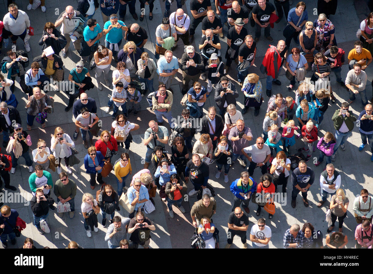 Germany, Bavaria, Munich, Crowd from above Stock Photo - Alamy