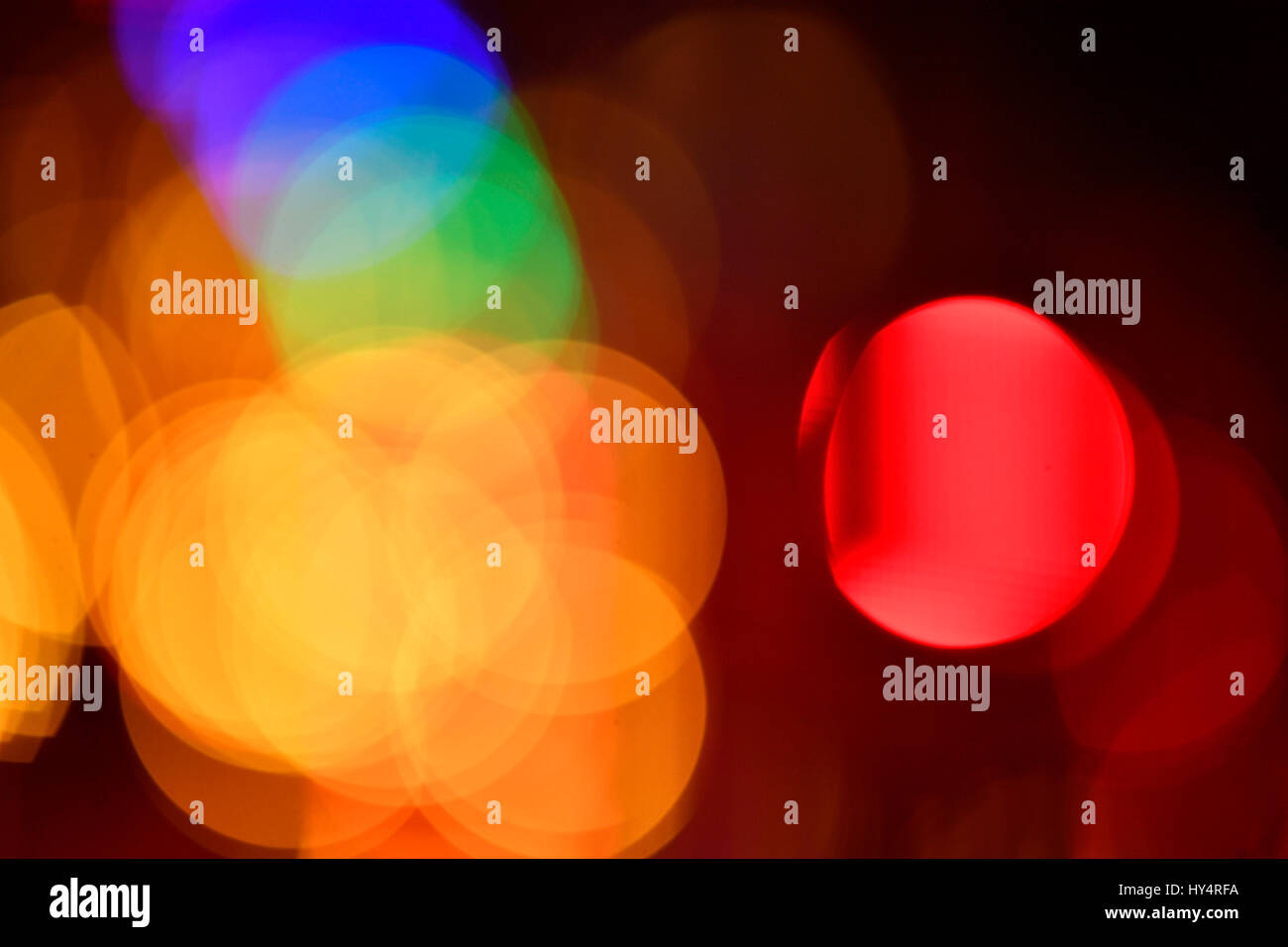 Bokeh Balls, colored lights, lens flares, reflections Stock Photo - Alamy