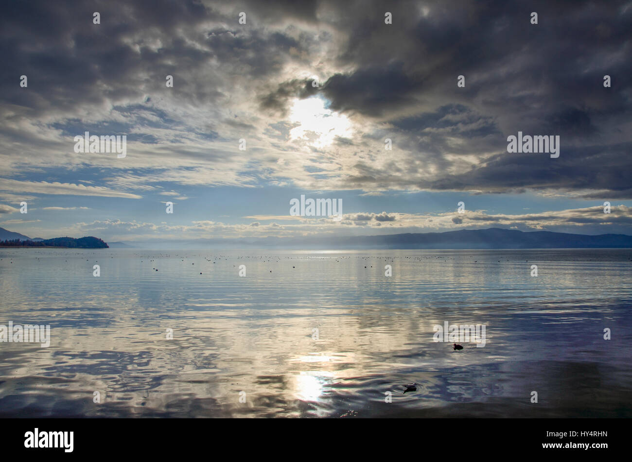 Ohrid Lake, Macedonia Stock Photo - Alamy