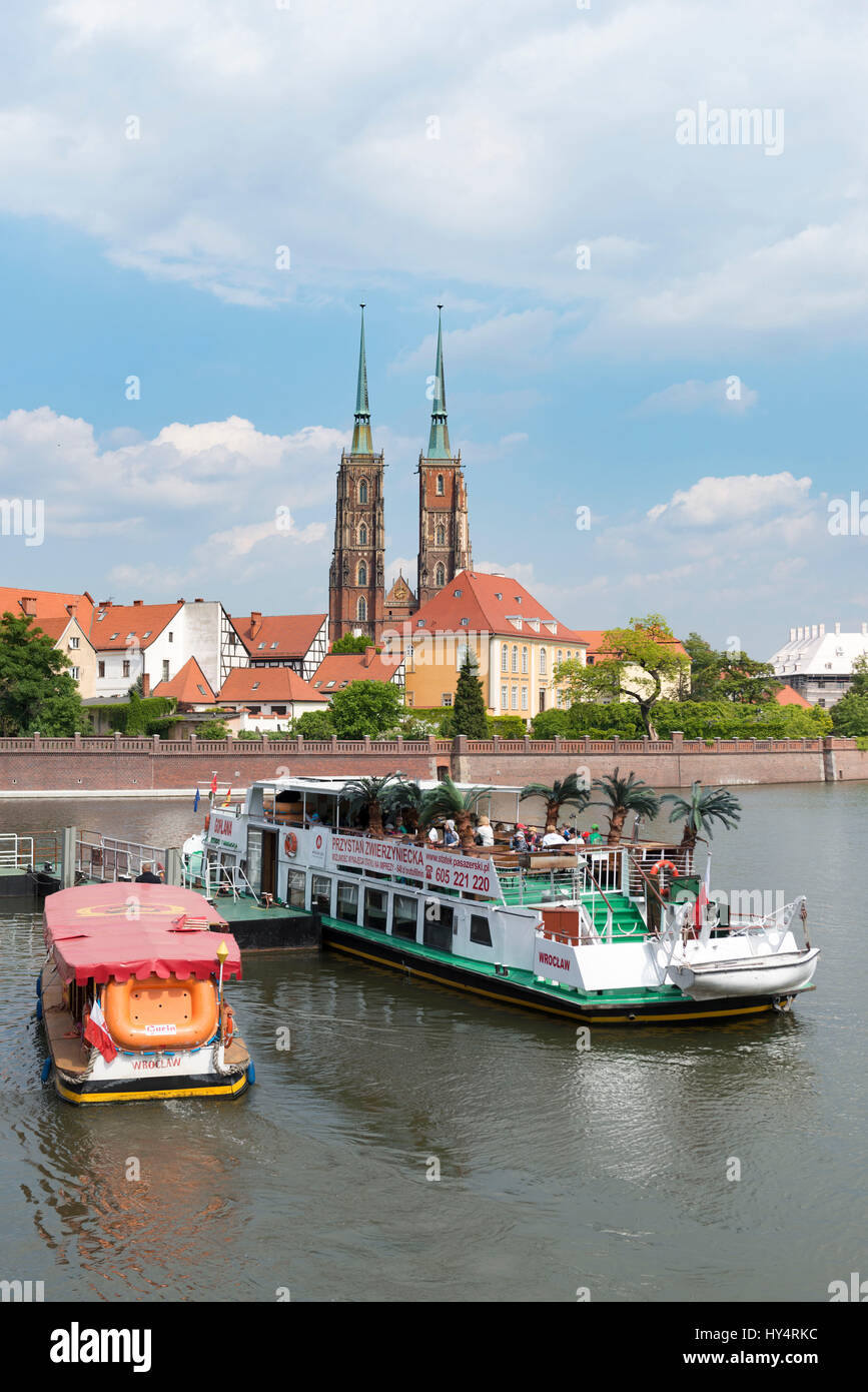 Poland, Wroclaw, Cityscape, Wroc?aw Cathedral, Cathedral of St. John the Baptist (Archikatedra ...
