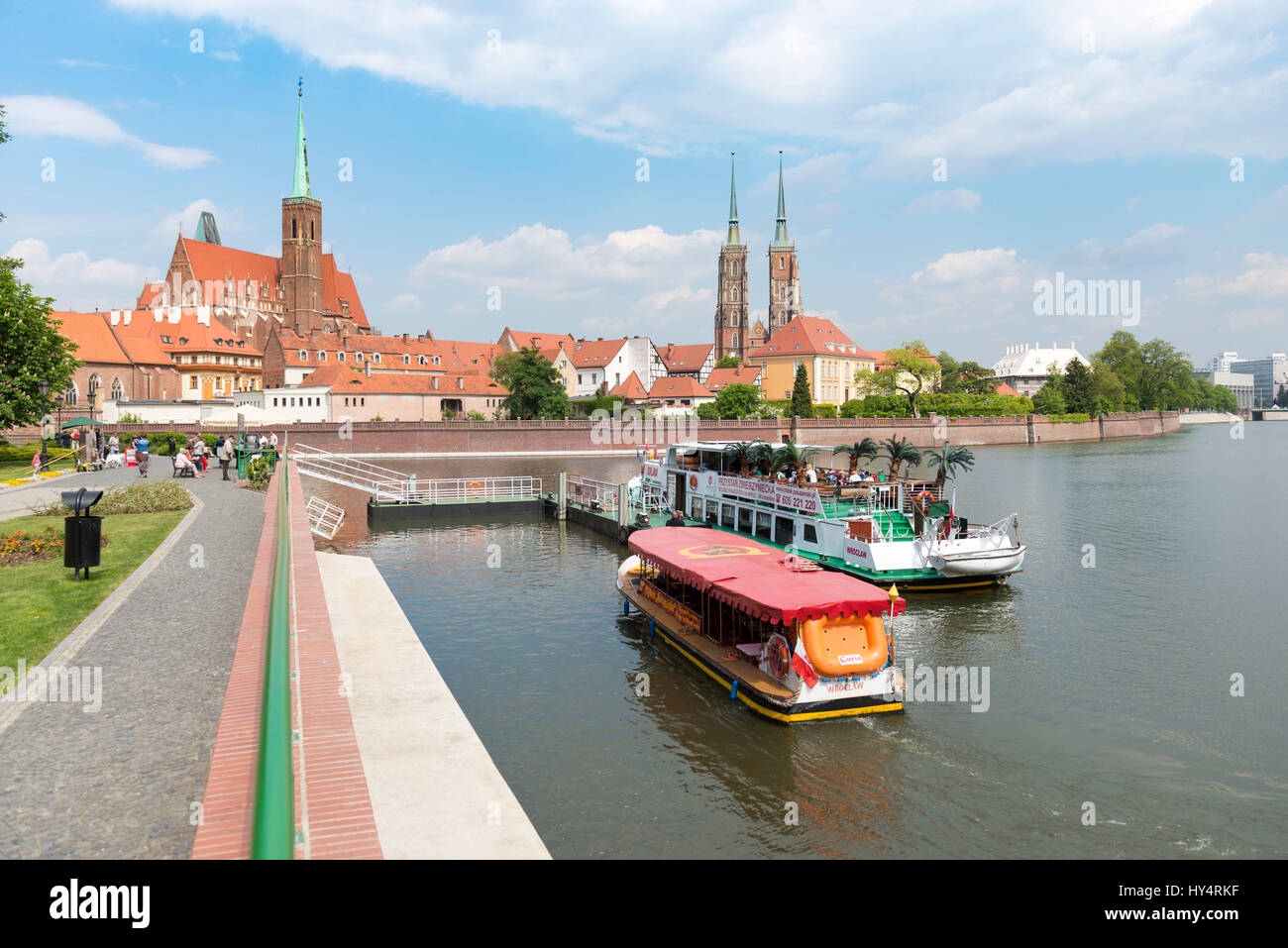Poland, Wroclaw, Cityscape, Wroc?aw Cathedral, Cathedral of St. John the Baptist (Archikatedra ...