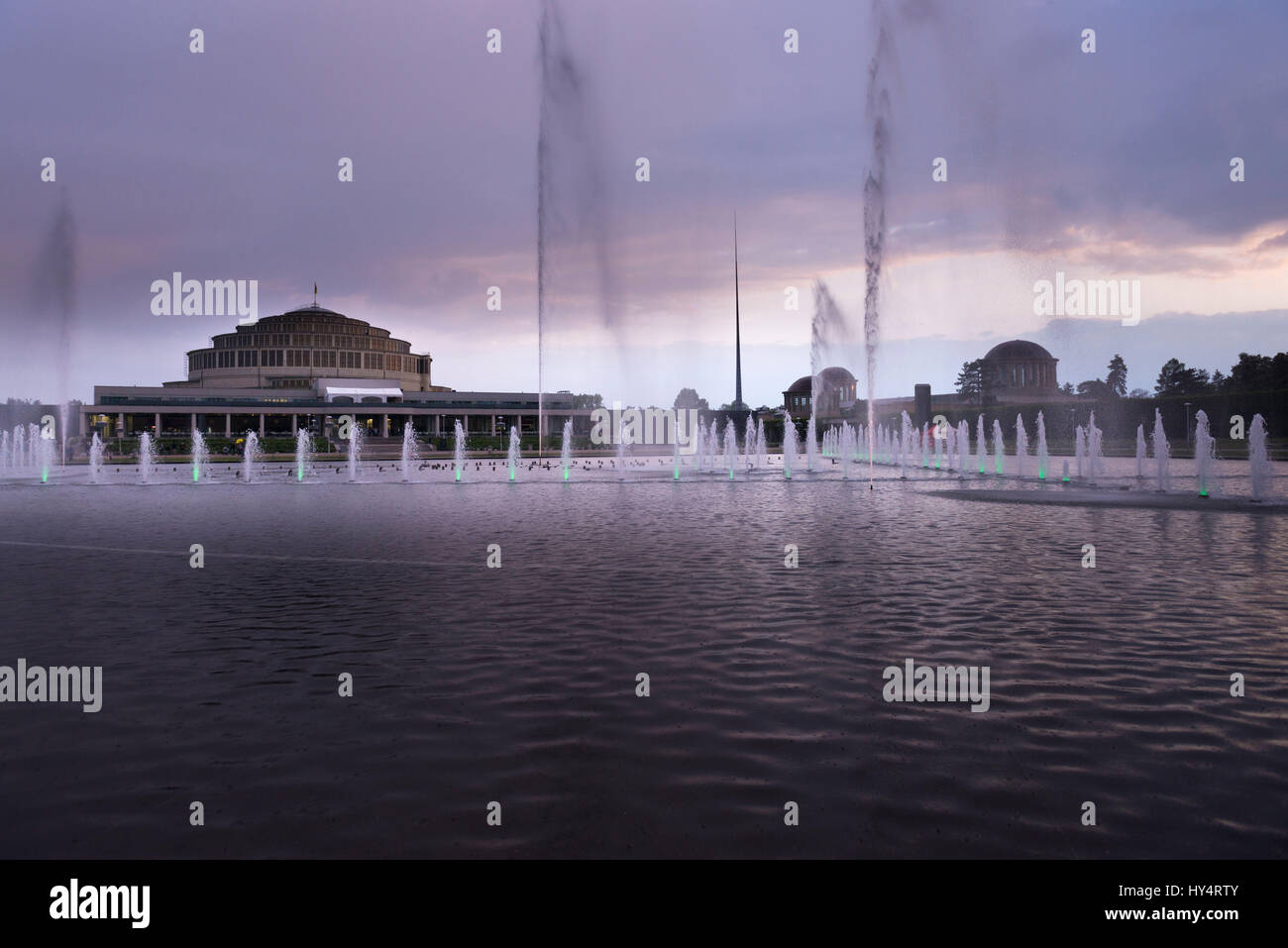 Poland, Wroclaw, Breslau, the Breslau Centennial Hall, built in 1911 ...