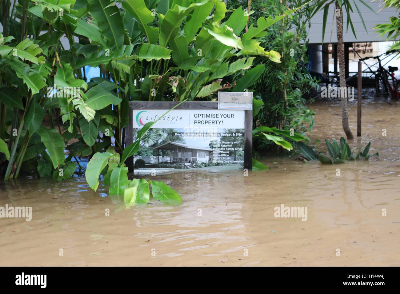 Cyclone Debbie - Northern NSW Flooding Stock Photo - Alamy