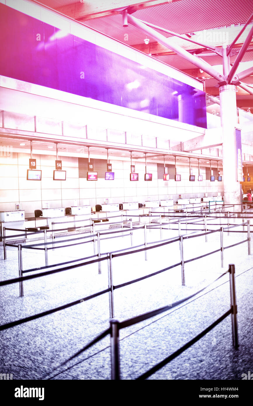 Airport ticket counter computer hi-res stock photography and images - Alamy