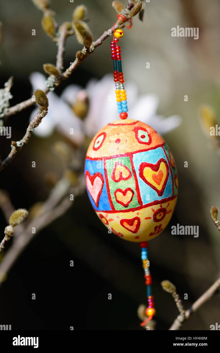 Easter eggs, Ostereier Stock Photo - Alamy