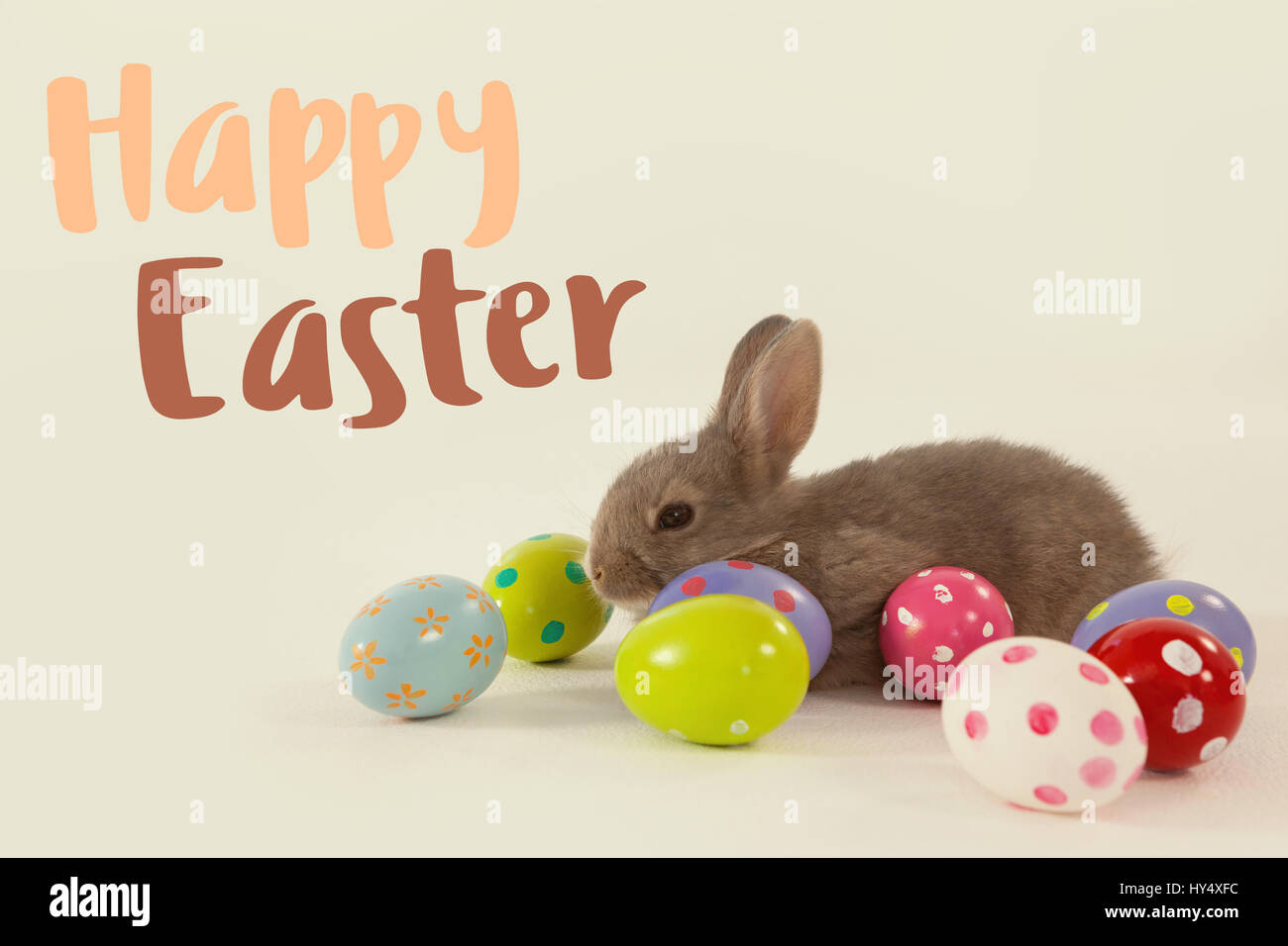 Easter bunny logo hi-res stock photography and images - Alamy