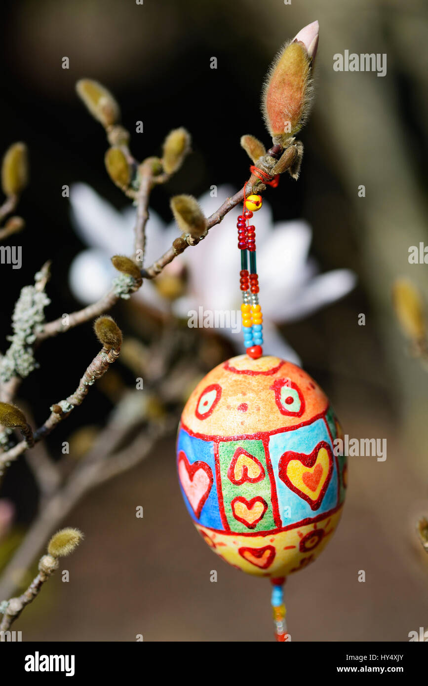 Easter eggs, Ostereier Stock Photo - Alamy