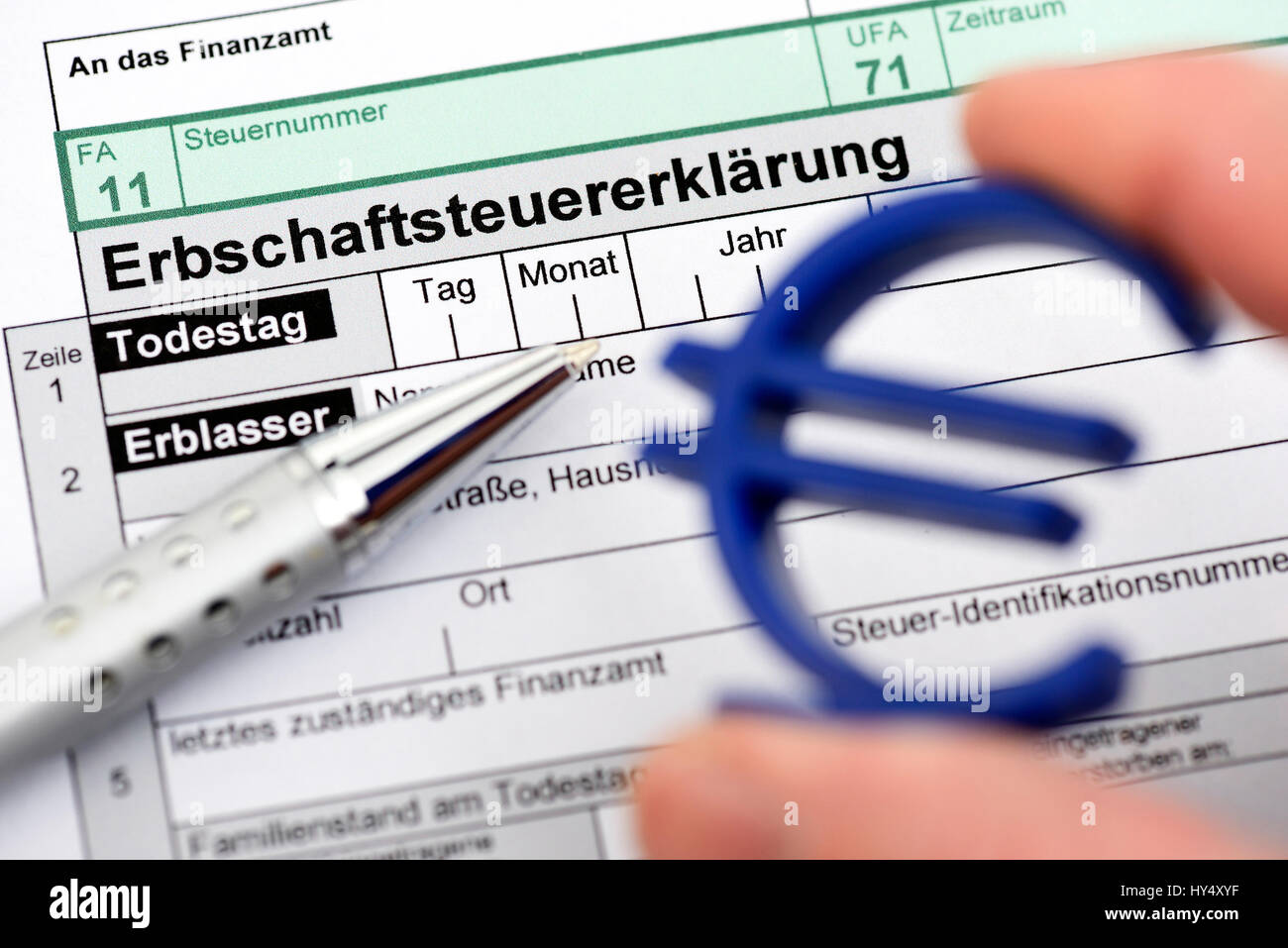 Inheritance tax form hi-res stock photography and images - Alamy