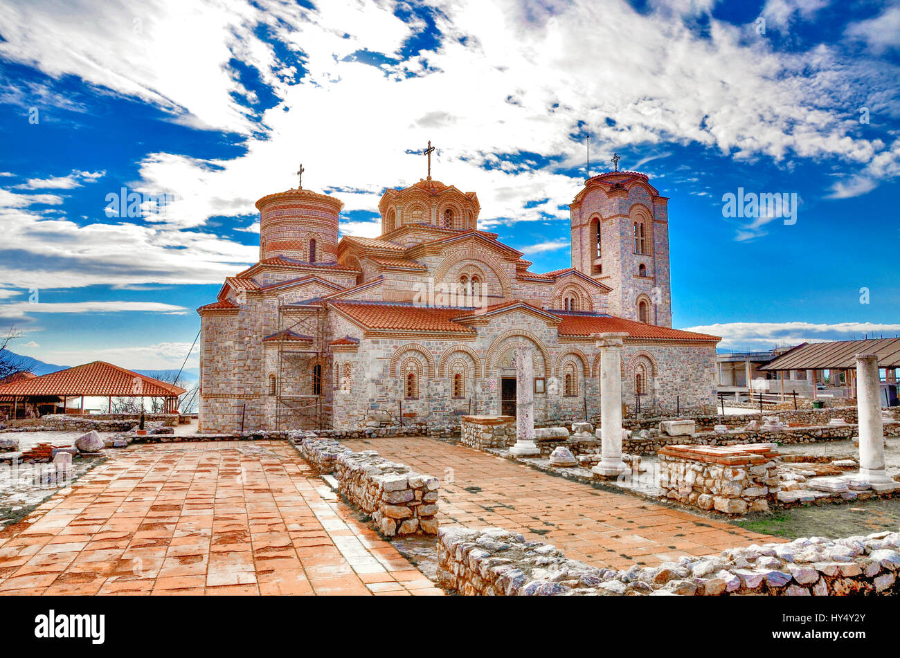 Plaoshnik, Ohrid, Macedonia Stock Photo - Alamy