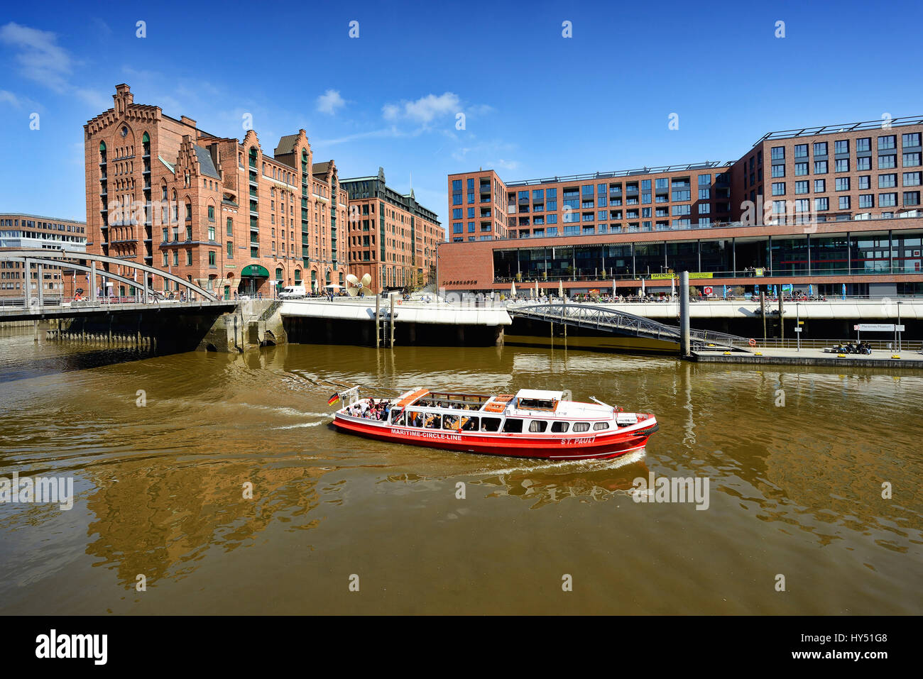 International maritime museum at the brooktorhafen hi-res stock ...