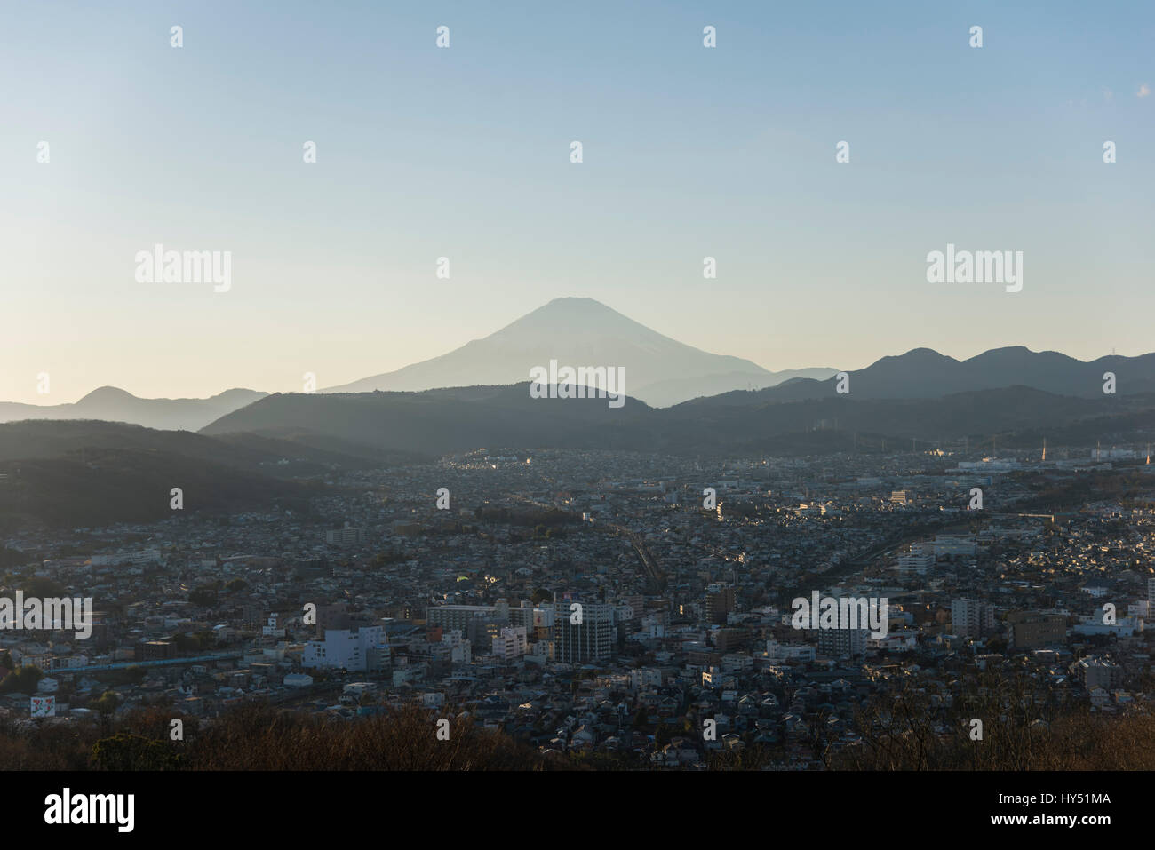 Japan blue moon shadow silhouette hi-res stock photography and images ...