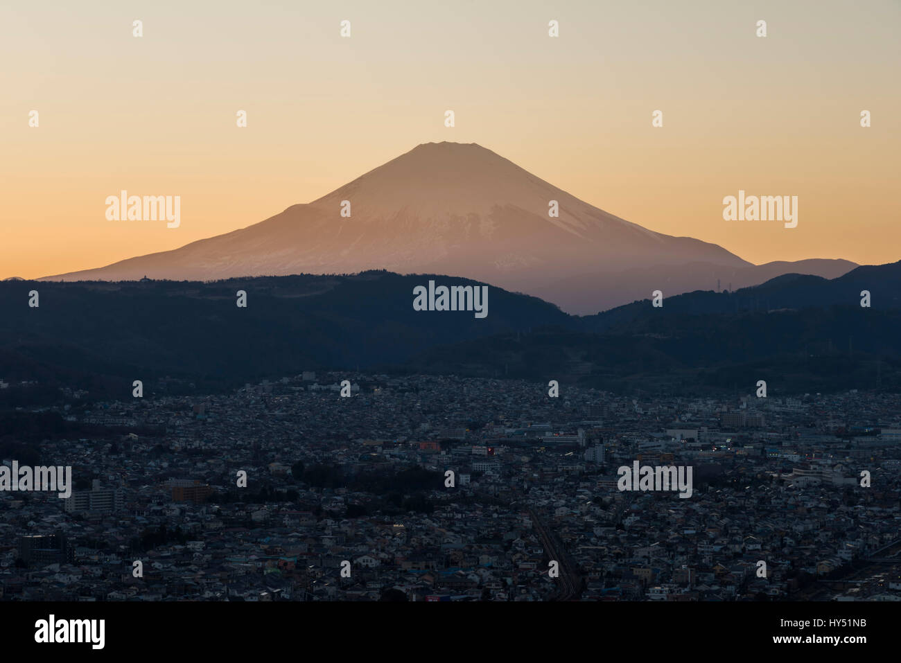 Mt.Fuji view from Mt.Kobo, Hadano City, Kanagawa Prefecture, Japan ...