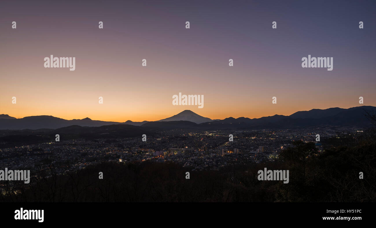 Japan blue moon shadow silhouette hi-res stock photography and images ...