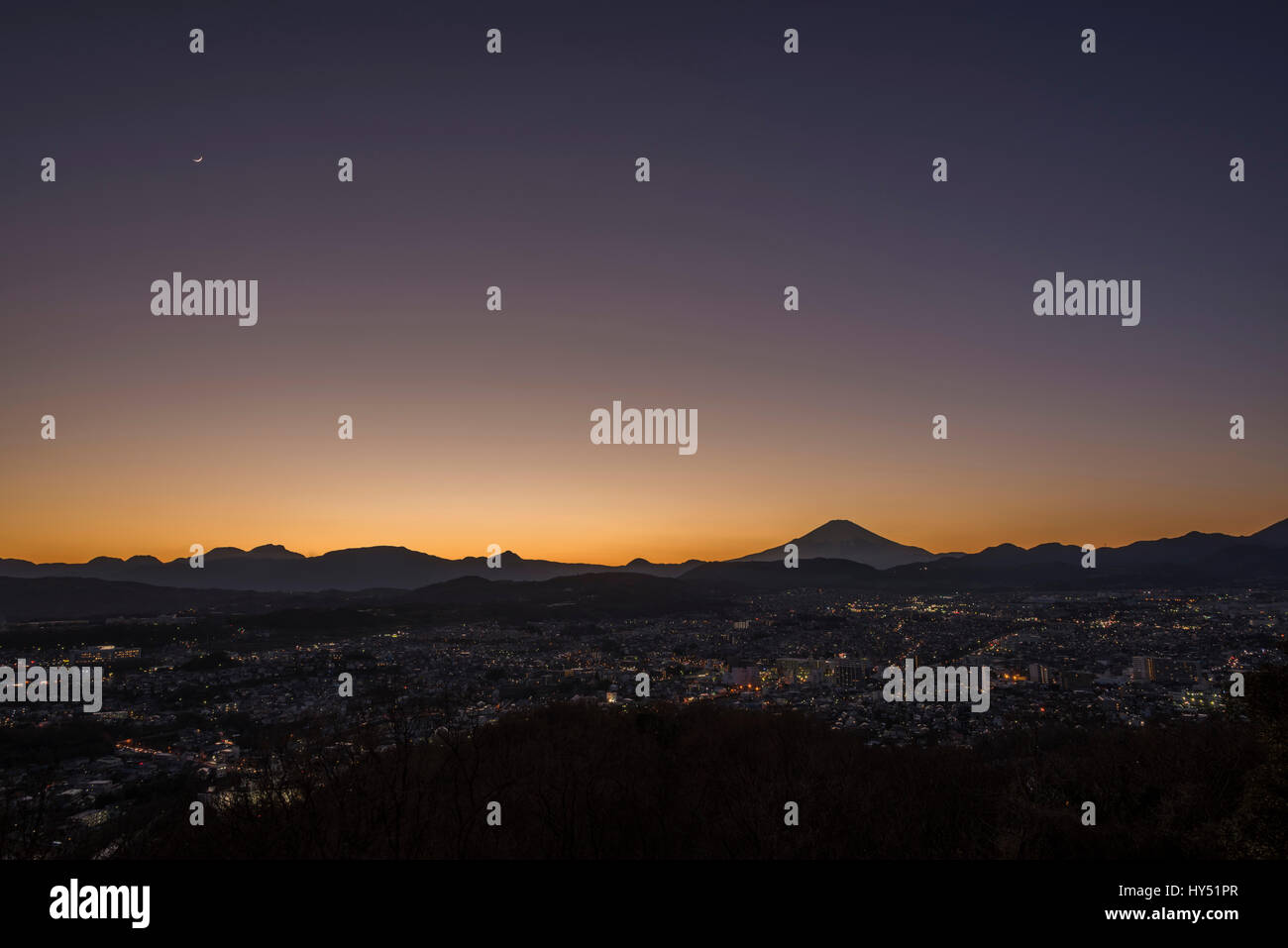 Mt.Fuji view from Mt.Kobo, Hadano City, Kanagawa Prefecture, Japan ...