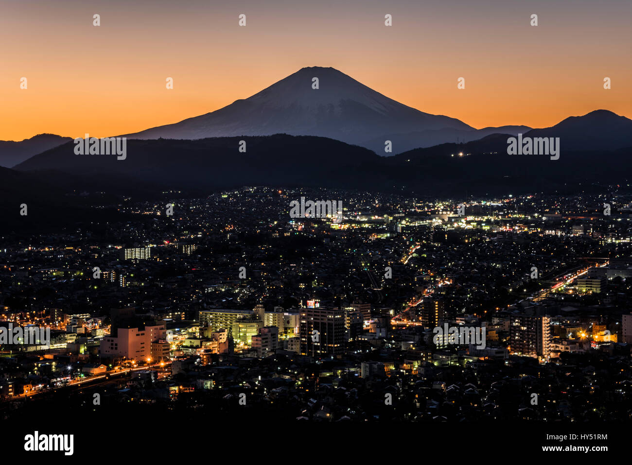 Mt.Fuji view from Mt.Kobo, Hadano City, Kanagawa Prefecture, Japan ...