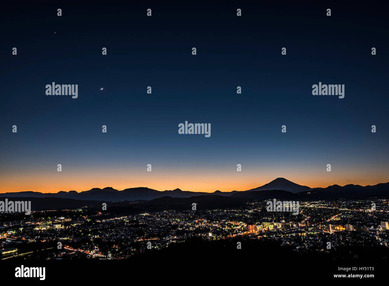 Mt.Fuji view from Mt.Kobo, Hadano City, Kanagawa Prefecture, Japan ...