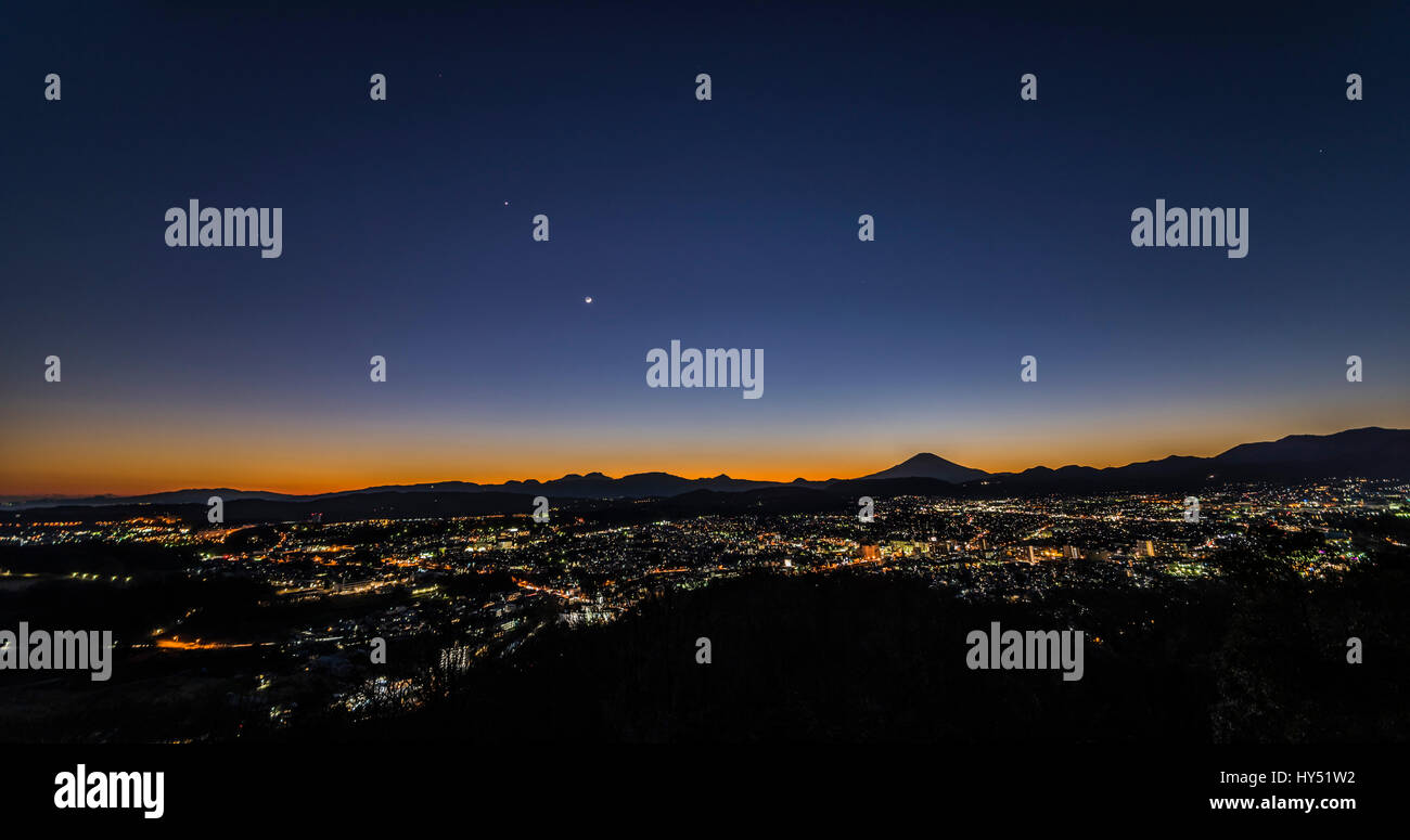 Mt.Fuji view from Mt.Kobo, Hadano City, Kanagawa Prefecture, Japan ...