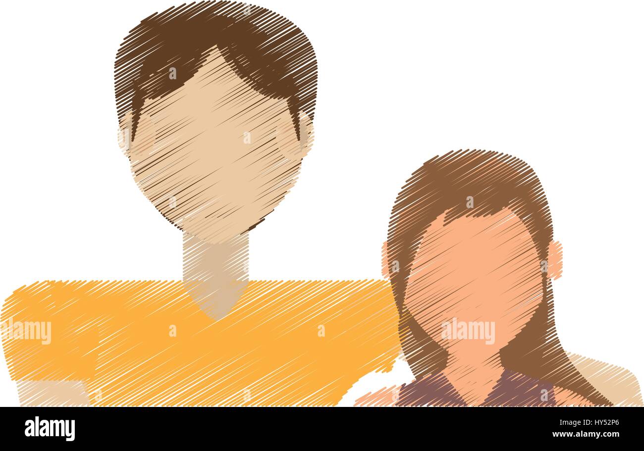 drawing couple relationship love Stock Vector Image & Art - Alamy