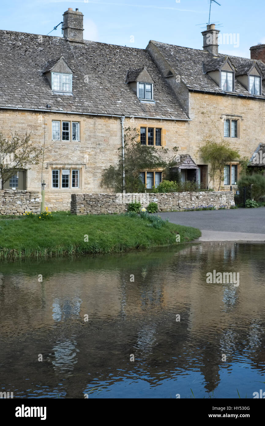 Scenic View of Lower Slaughter Village in the Cotswolds Stock Photo - Alamy