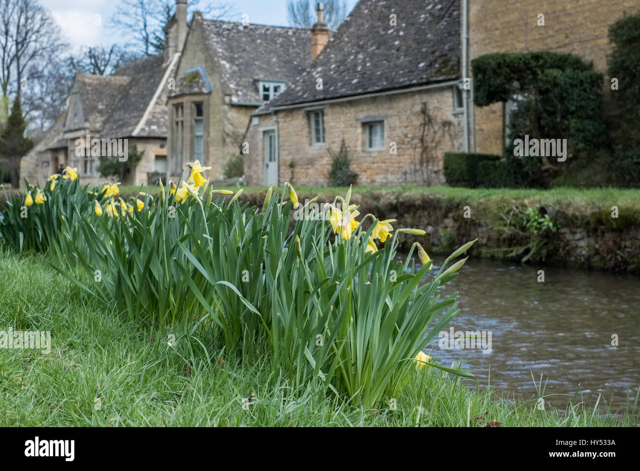 Scenic View of Lower Slaughter Village in the Cotswolds Stock Photo - Alamy