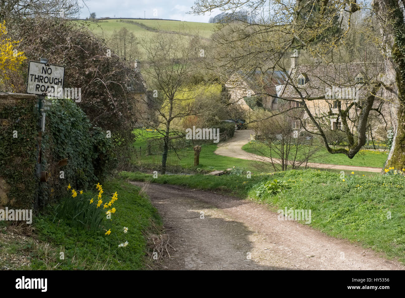 Scenic View of Upper Slaughter Village Stock Photo - Alamy