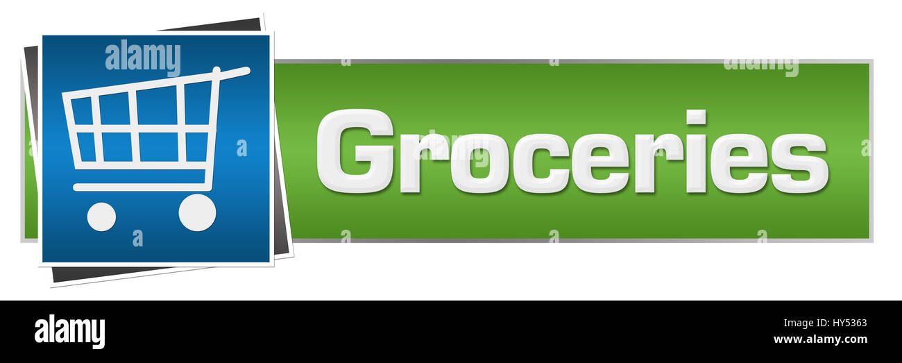 Groceries symbol hi-res stock photography and images - Alamy