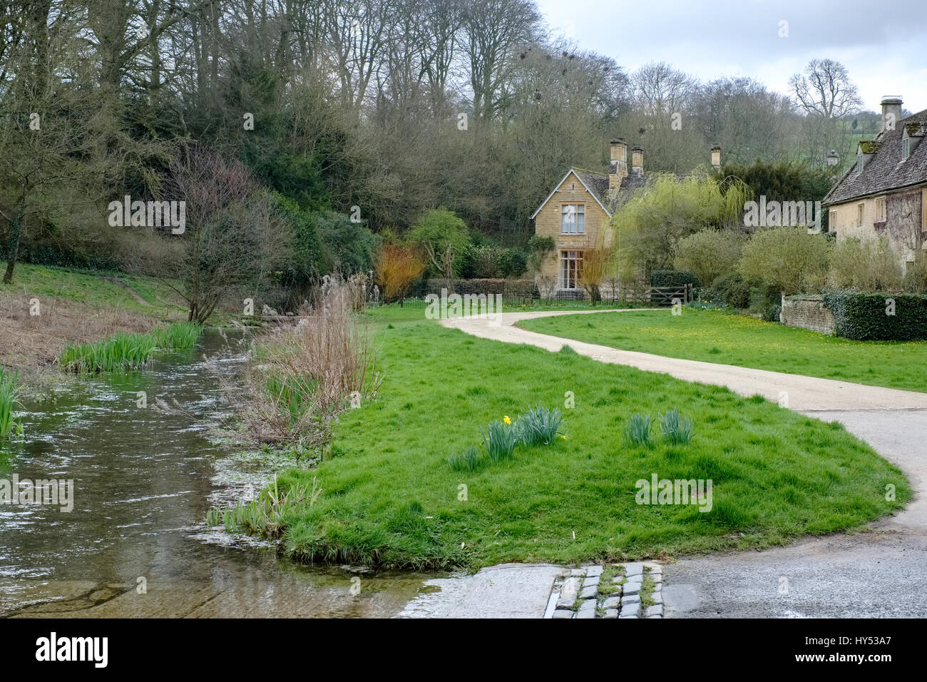 Scenic View of Upper Slaughter Village Stock Photo - Alamy