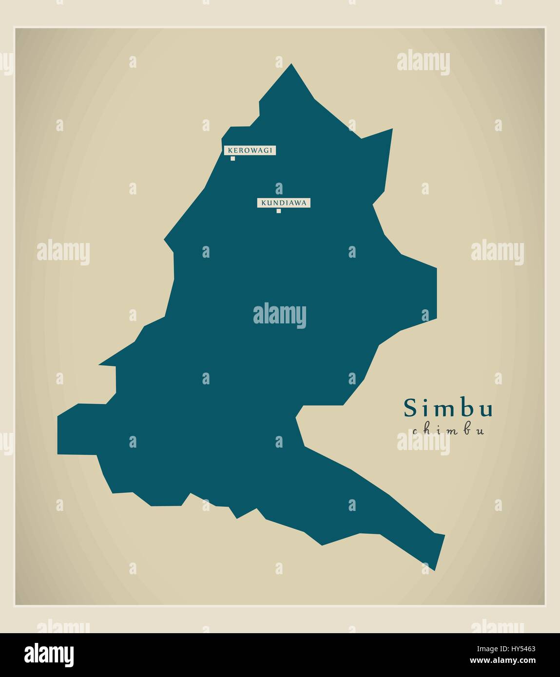 Modern Map - Simbu PG Stock Vector Image & Art - Alamy