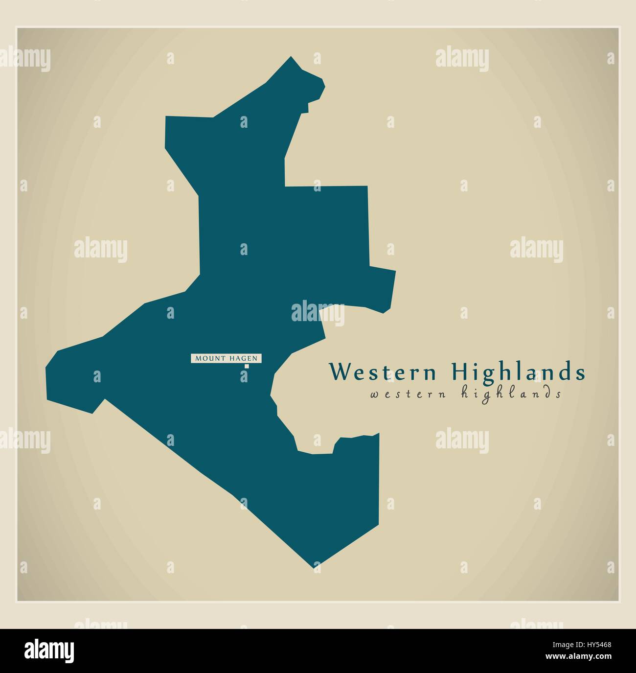 Highlands county map hi-res stock photography and images - Alamy