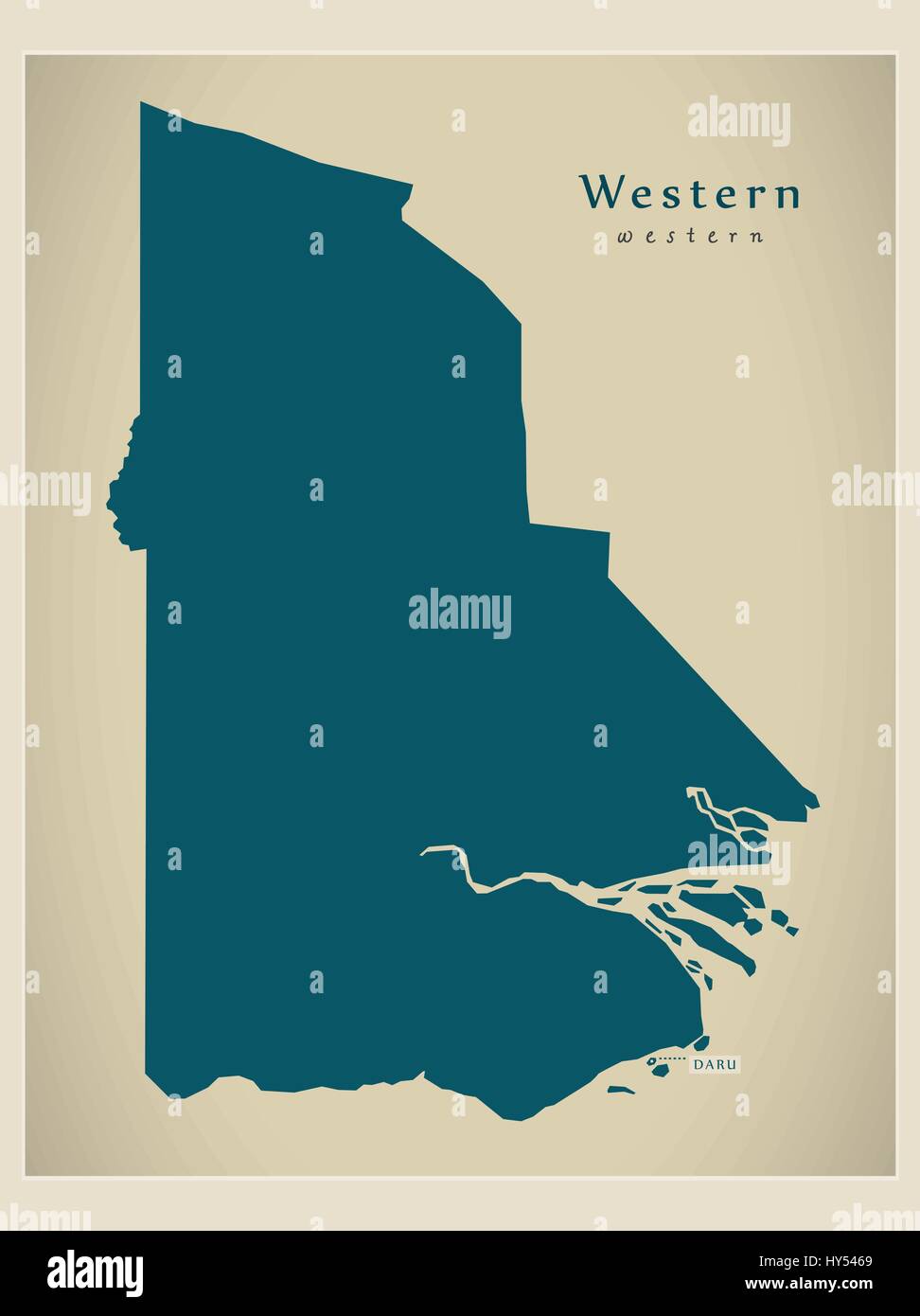 Simple flat map papua Stock Vector Images - Alamy