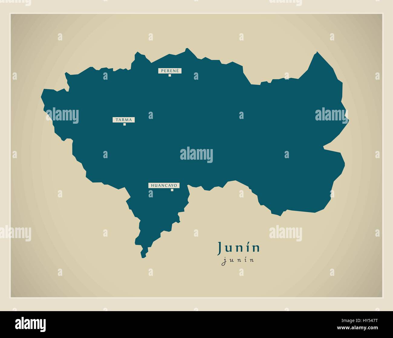 Junin map hi-res stock photography and images - Alamy