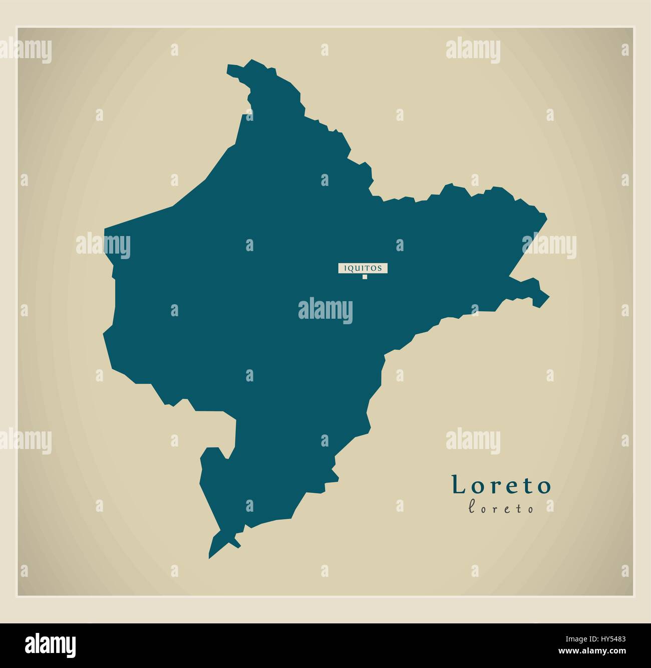 Map of loreto hi-res stock photography and images - Alamy