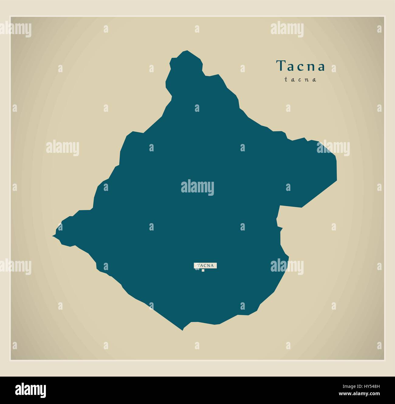 Modern Map - Tacna PE Stock Vector Image & Art - Alamy